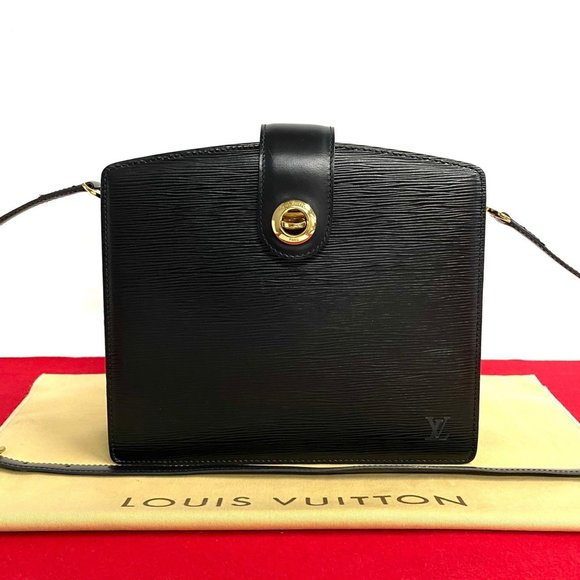 Louis Vuitton | Bags | Louis Vuitton Capuchin Epi Leather Turnlock ...